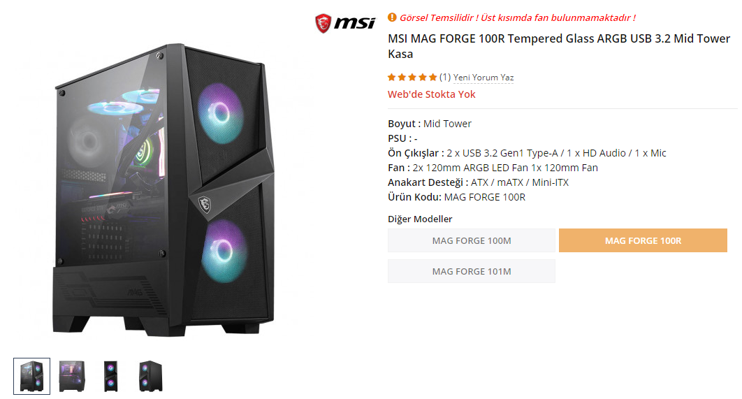 msi mag force model farkı ? | Donanım Arşivi Forum