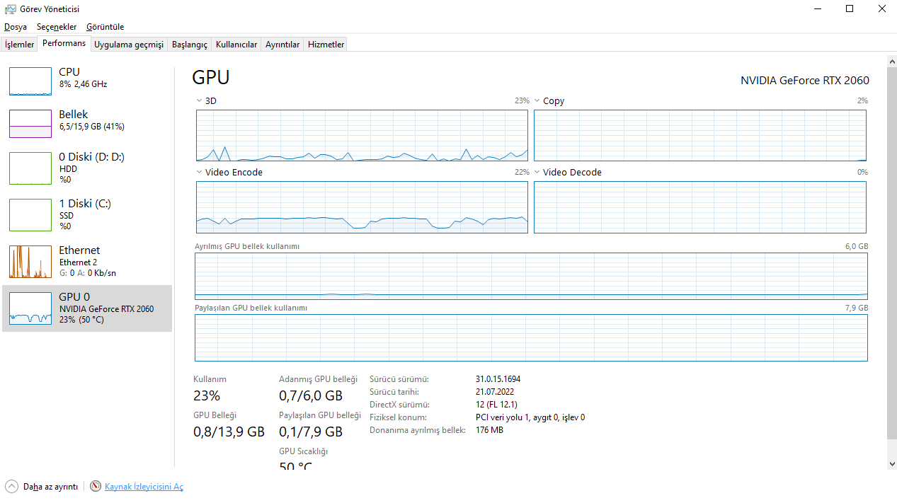 Boşta Gpu kullanımı neden yüksek? | Donanım Arşivi Forum