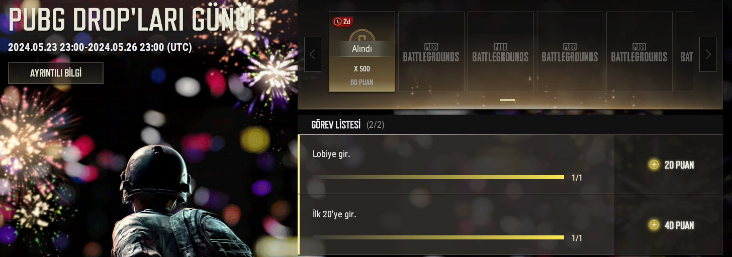 🔥PUBG maçta ilk 20 ye gir 500G coin 2 key = 1 dolar🔥 | Donanım Arşivi Forum