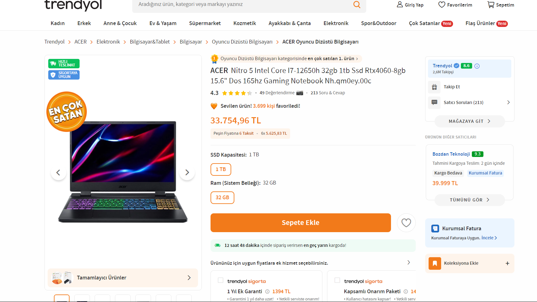 33700 TL lik; Rtx 4060 "140 watt" lı laptop alınır mı? Kronik sorunu ...
