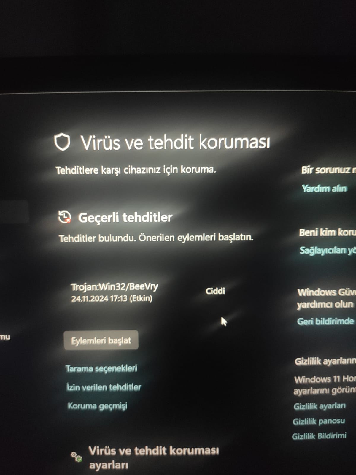 Yardım - Windows Defender Trojen Uyarısı | Donanım Arşivi Forum