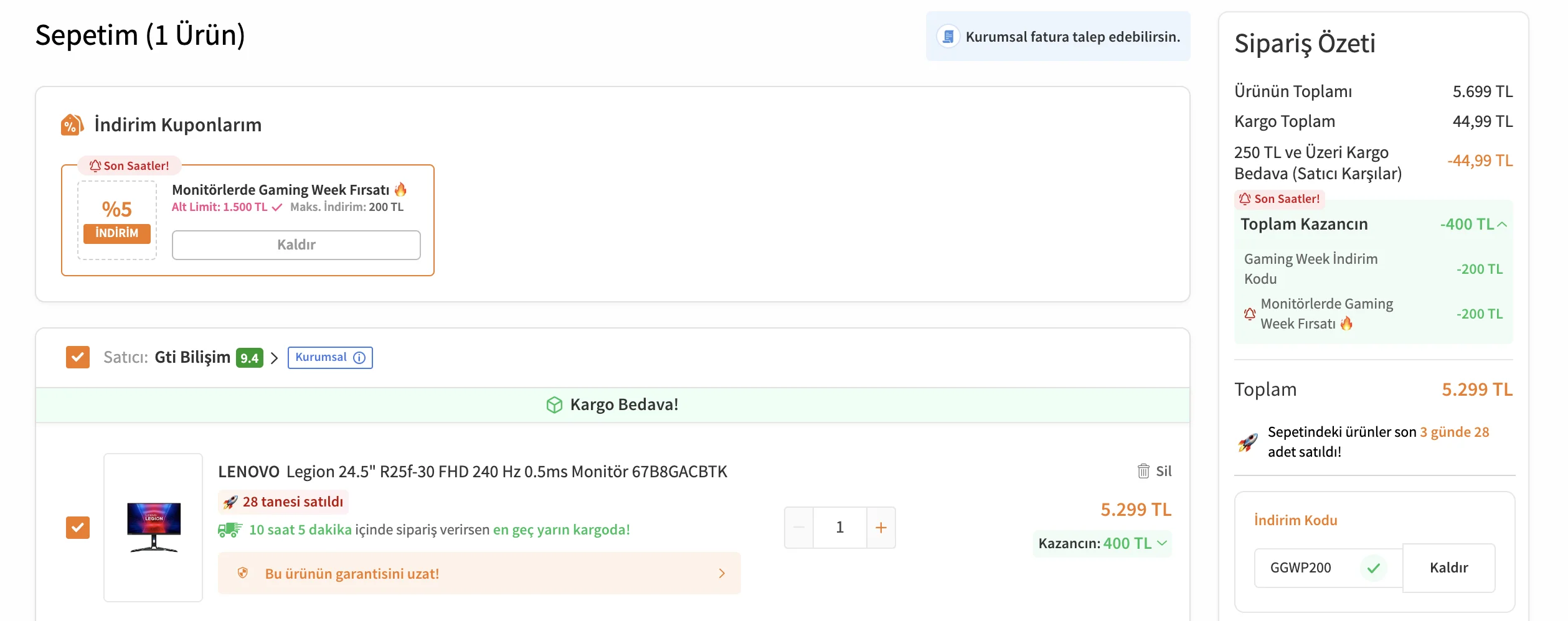 🔥İndirim - Trendyol 1500/200 Kod | Donanım Arşivi Forum