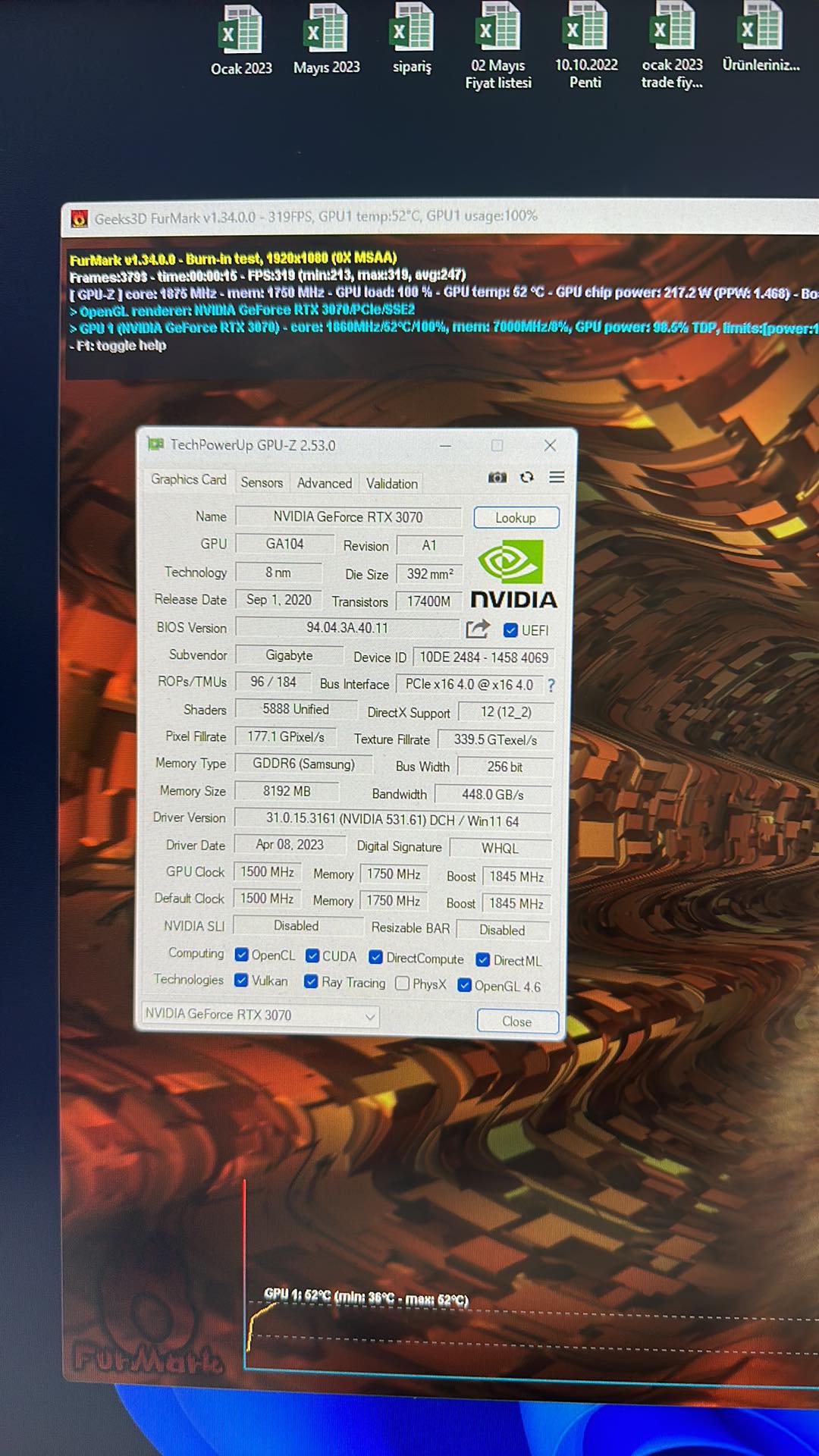 Gigabyte aorus master rtx 3070 ısı değerleri? | Donanım Arşivi Forum