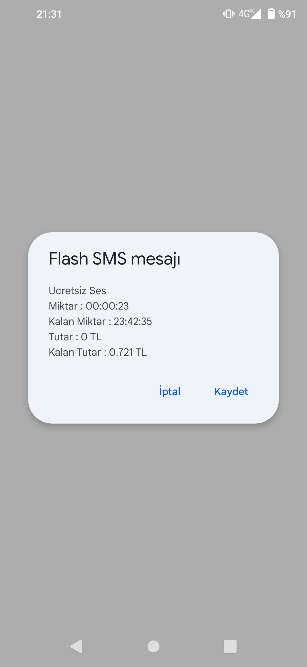 Bu flash sms seyini nereden kapatacam | Donanım Arşivi Forum